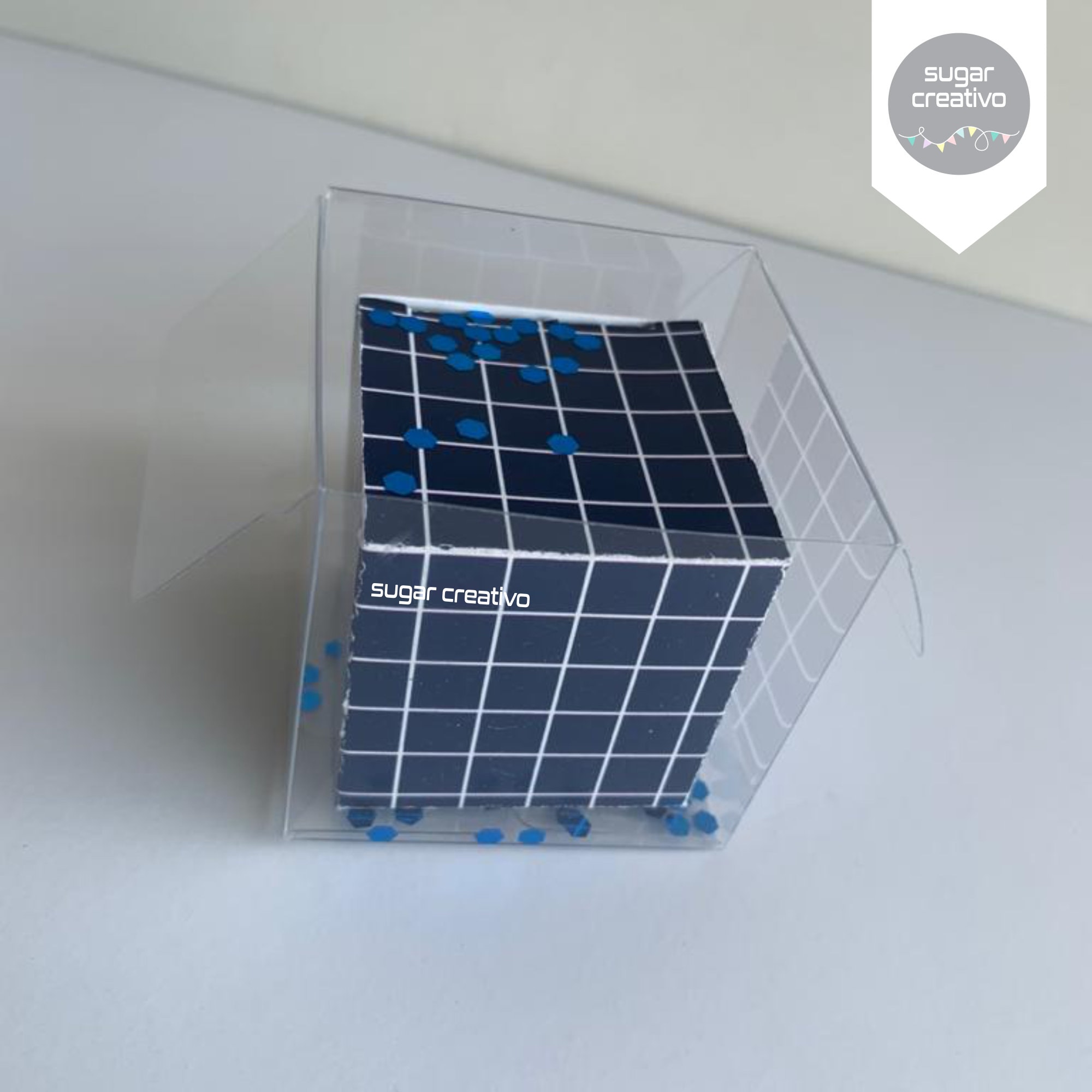 Template Cut File Acetate Box for 5cm Sweets Favor Box | Etsy