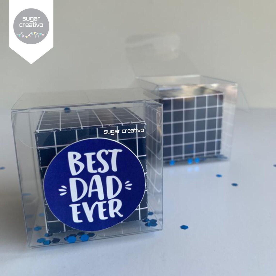 Template Cut File Acetate Box for 5cm Sweets Favor Box | Etsy