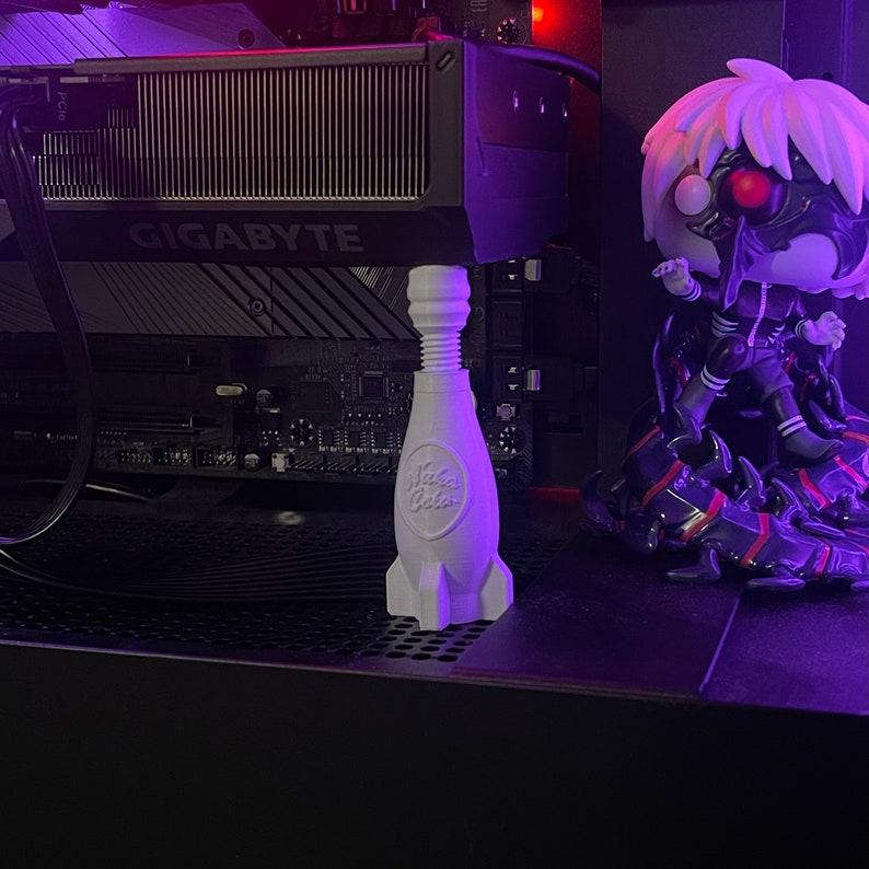 Fallout Nuka-cola GPU Anti Sag Support - Nuka-cola GPU Stand - Stop ...
