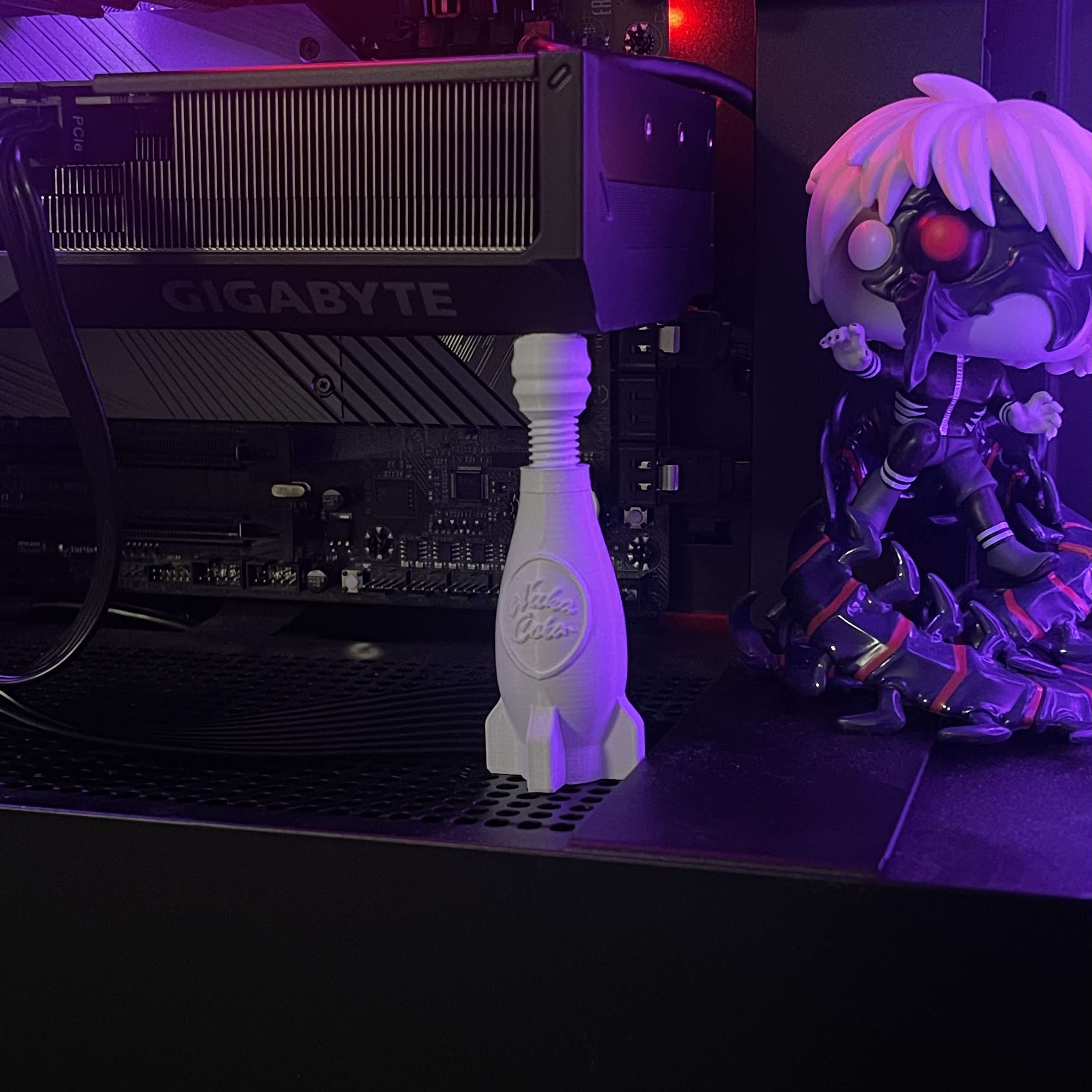 Fallout Nuka-cola GPU Anti Sag Support - Nuka-cola GPU Stand - Stop ...