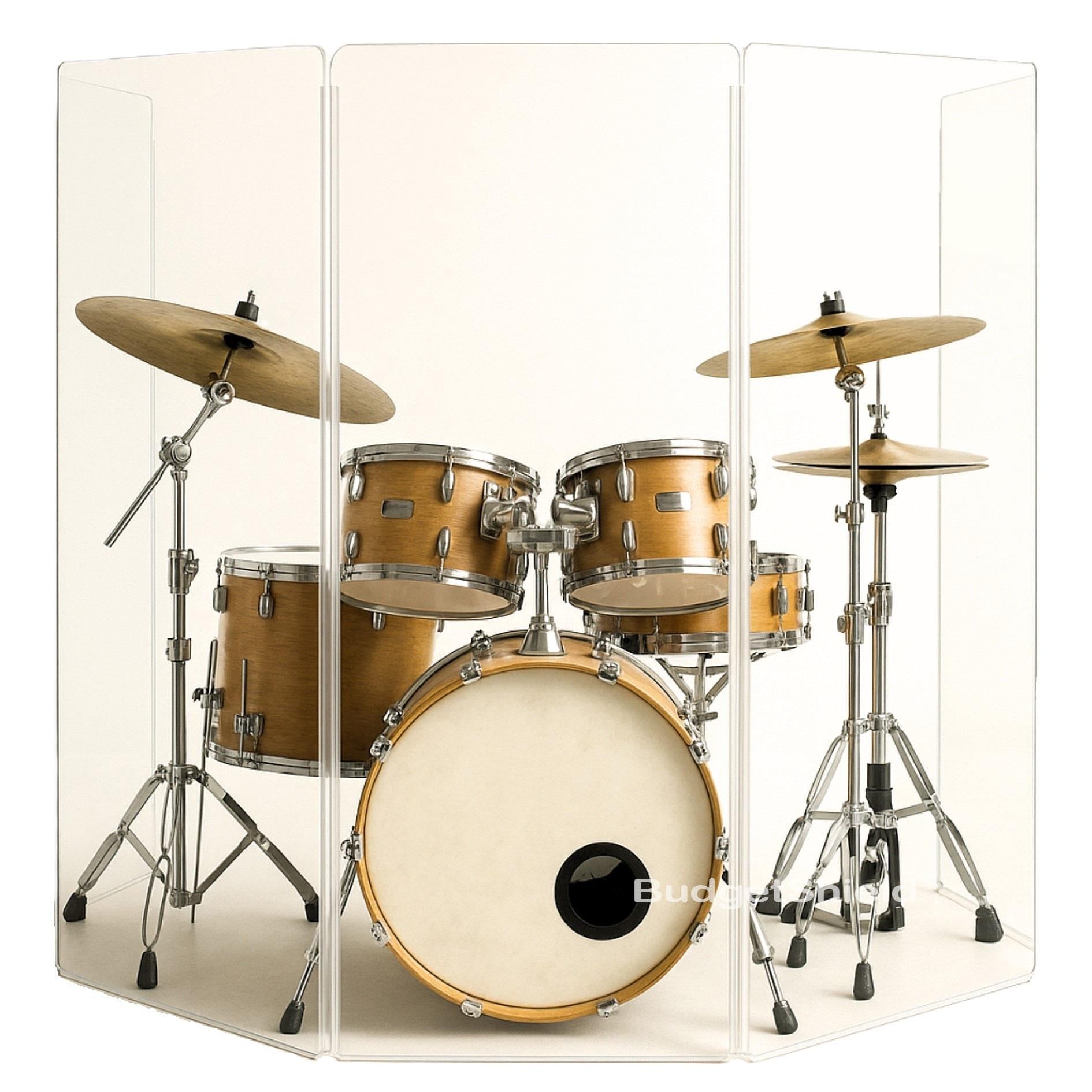 5.5 Feet Tall Plexiglas 5-panel Drum Shield, Budget Drum Cage - Etsy