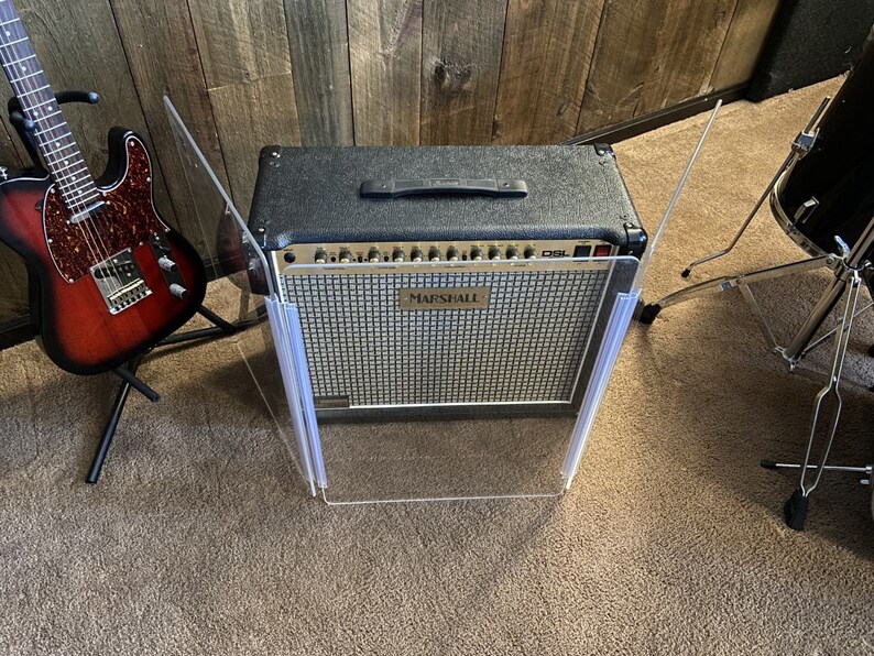 NEW 2-ft Tall 4.5-ft Wide 3-panel Amp Shield Plexiglas - Etsy