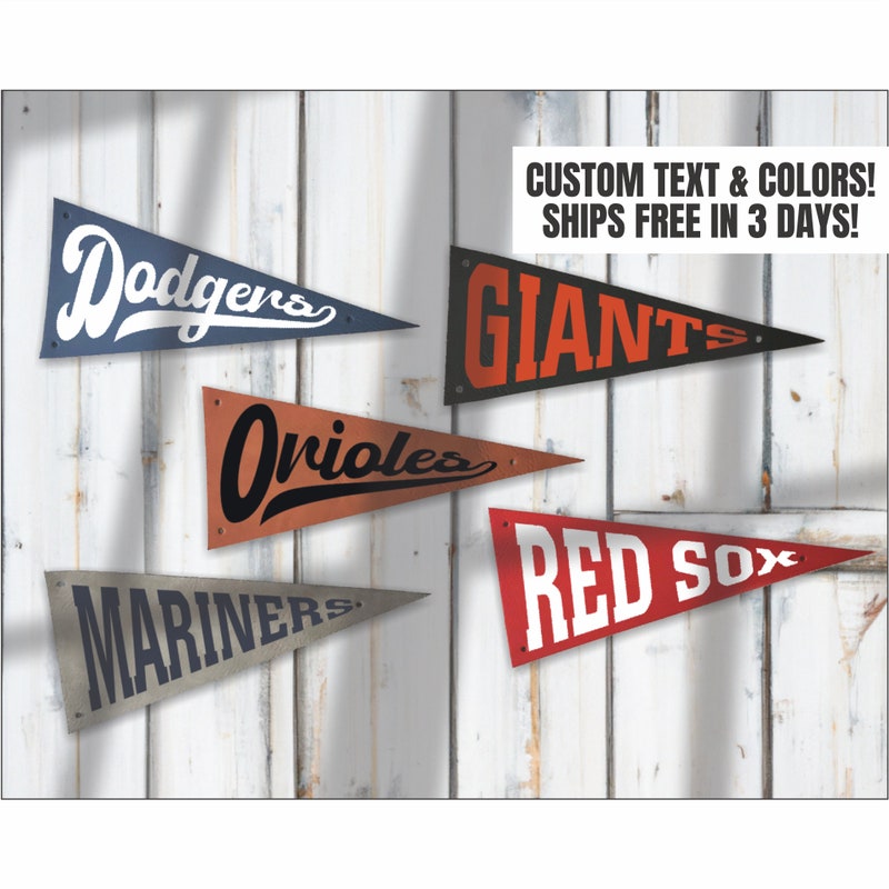 Baseball Pennants - Etsy