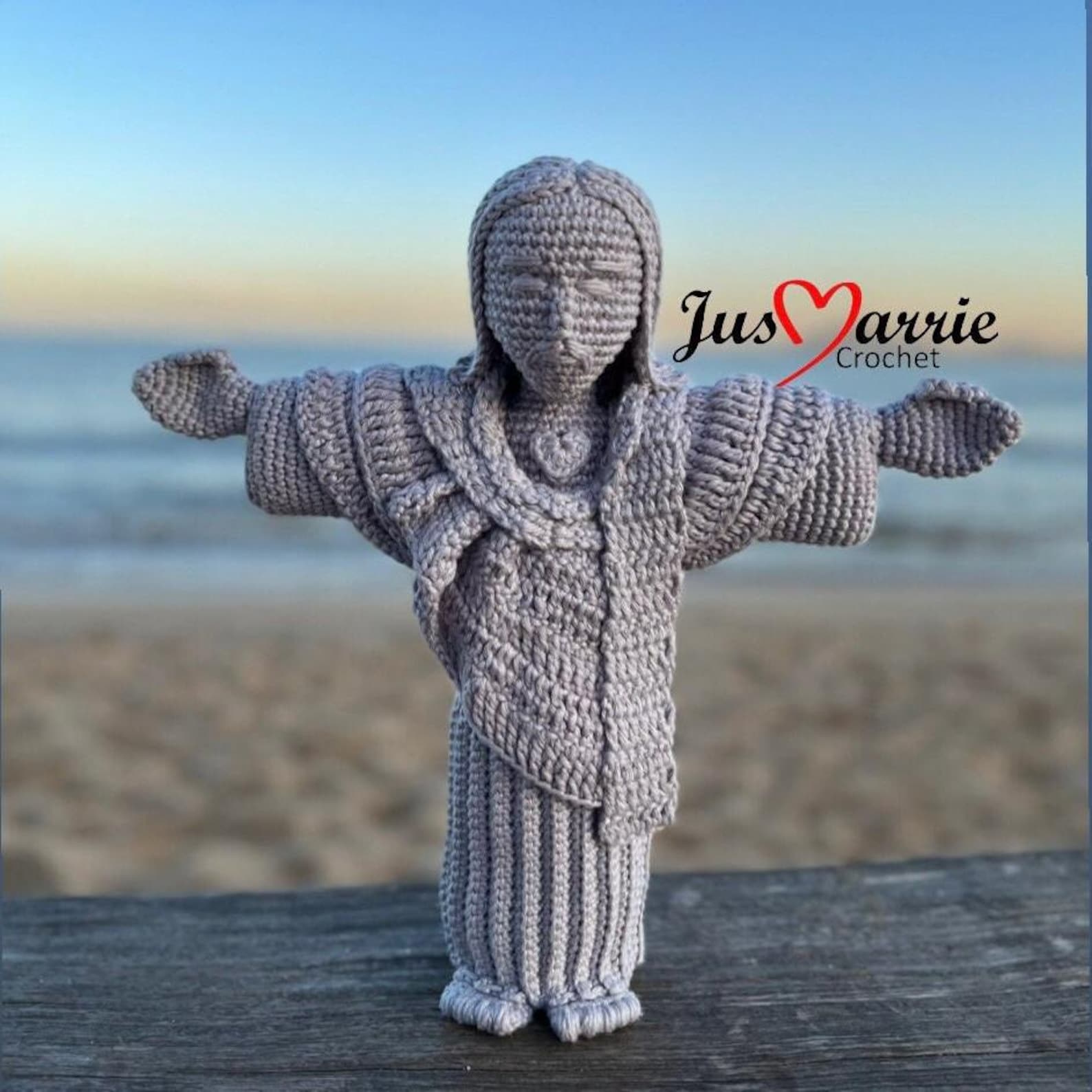 Crochet Pattern Christ the Redeemer (PDF File, English) - Etsy