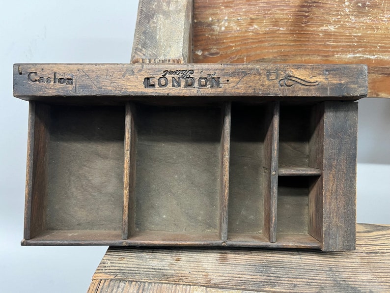 Original Wooden Letterpress Type Case/vintage Printers Tray - Etsy