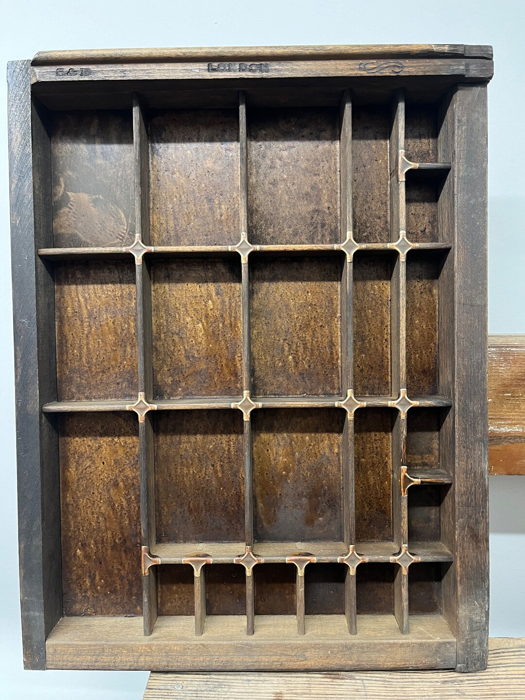 Original Wooden Letterpress Type Case/vintage Printers Tray - Etsy