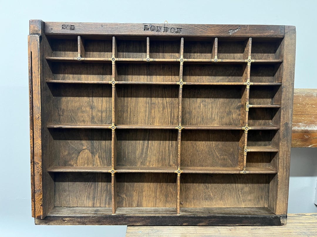 Original Wooden Letterpress Type Case/vintage Printers Tray - Etsy