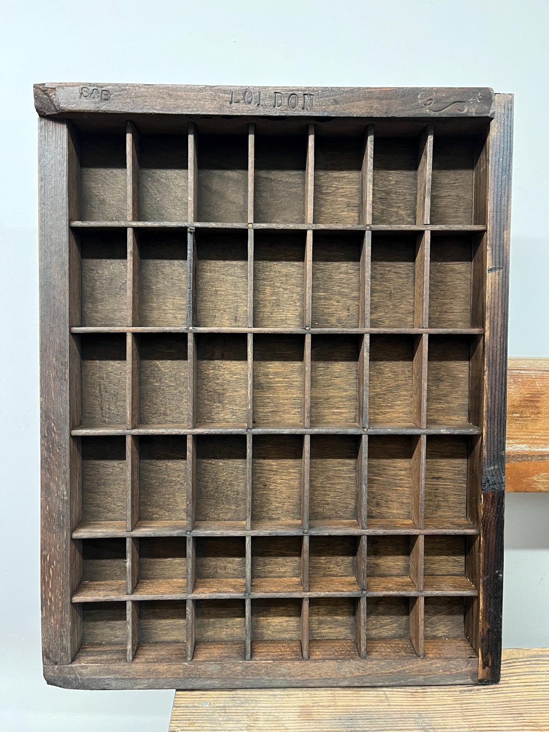 Original Wooden Letterpress Type Case/vintage Printers Tray - Etsy
