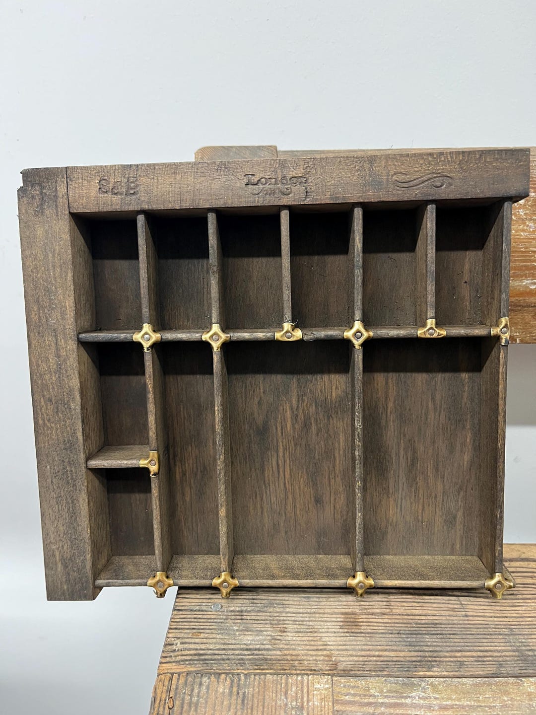 Original Wooden Letterpress Type Case/vintage Printers Tray - Etsy