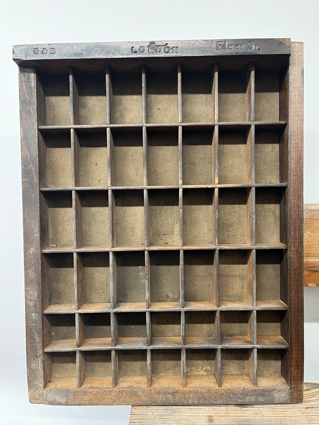 Original Wooden Letterpress Type Case/vintage Printers Tray - Etsy