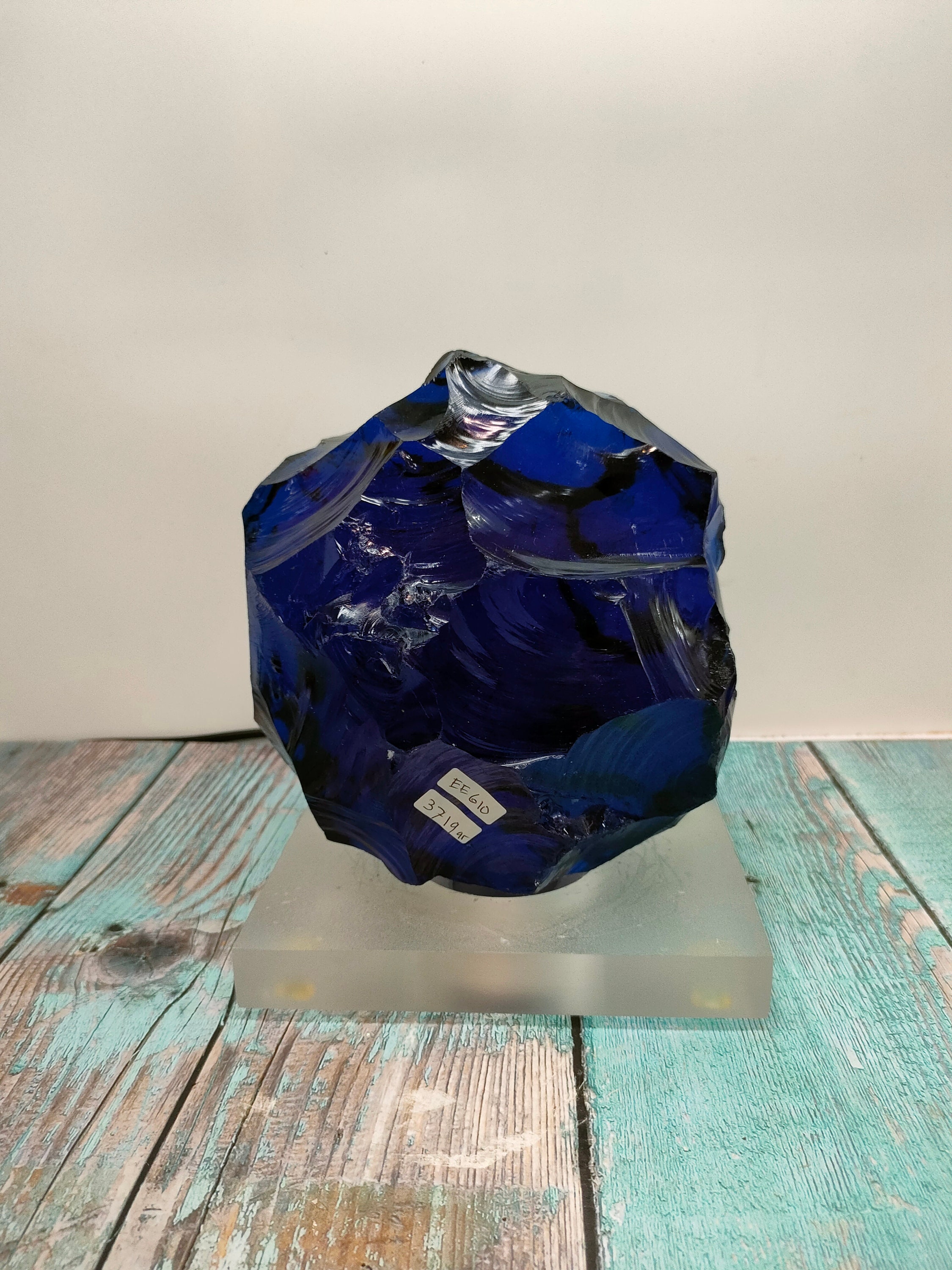 Light of Rough Andara Crystal Ocean Blue 3719gr EE610 With Base and ...