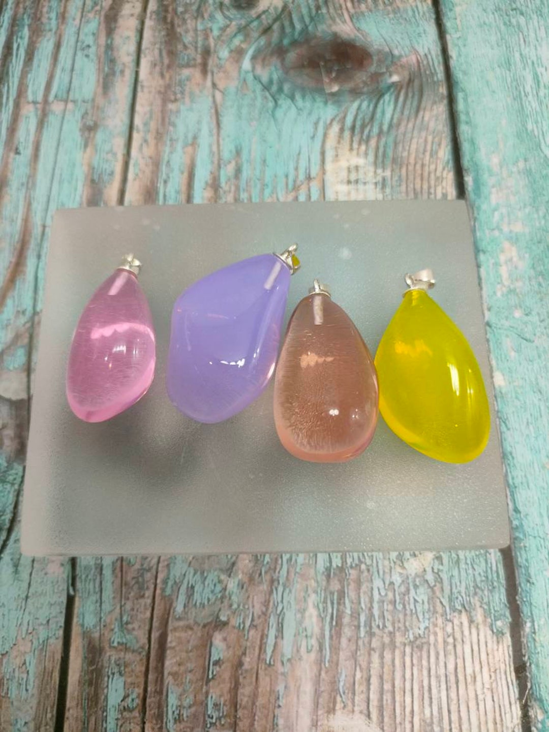Rare Andara Crystal Natural Form Polished Pendant With Silver Hanger ...