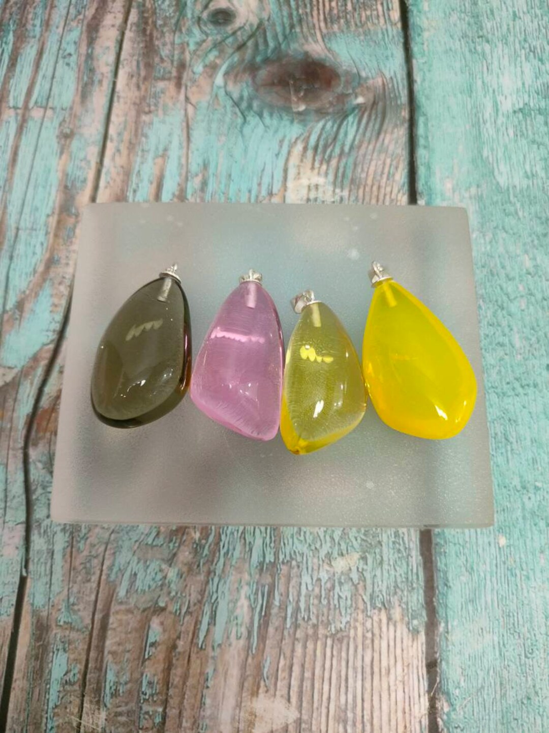 Rare Andara Crystal Natural Form Polished Pendant With Silver Hanger ...