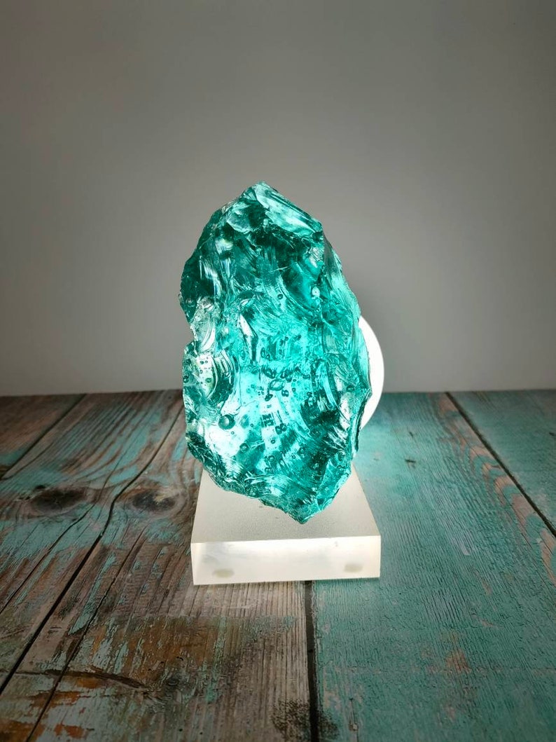 Super Rough New Surface Andara Crystal Aqua Blue 1245gr With - Etsy