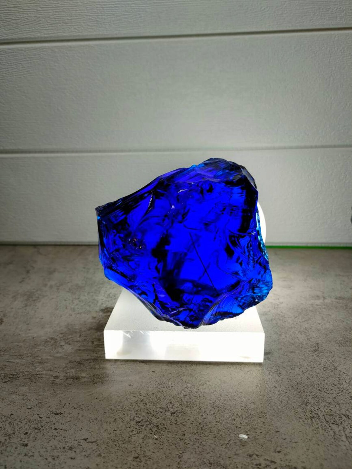 Rough Andara Crystal New Surface Ocean Blue 1378gr With Base for ...