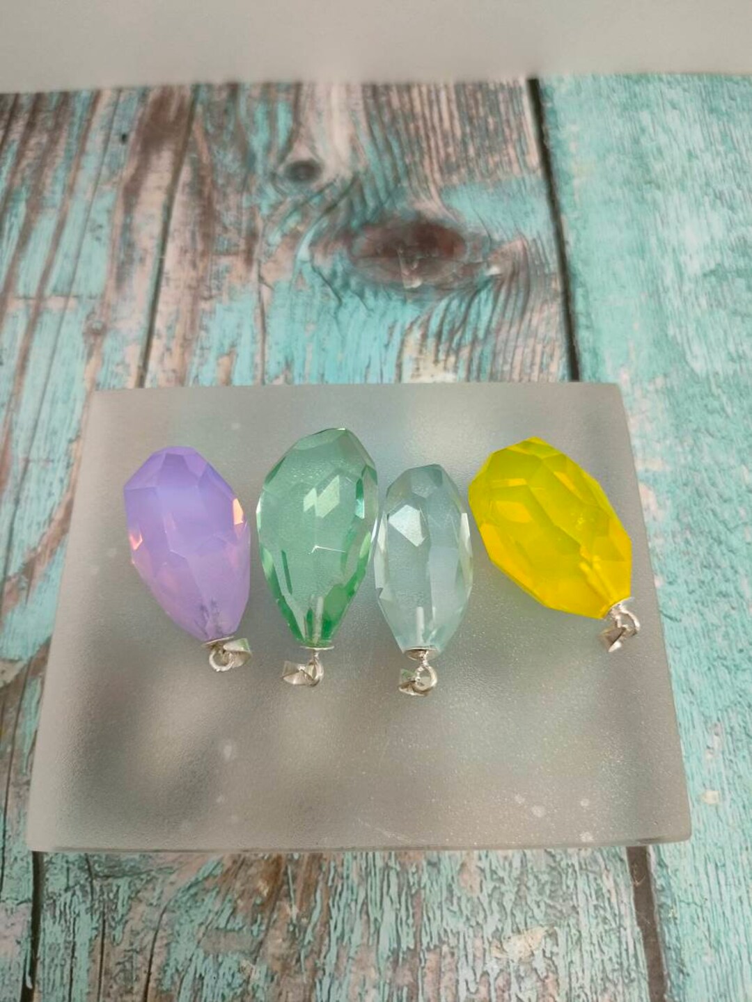 Rare Andara Crystal Natural Form Cutting Pendant With Silver Hanger ...