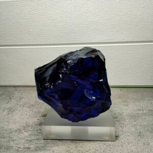 Rough Andara Crystal New Surface Ocean Blue 1378gr With Base for ...
