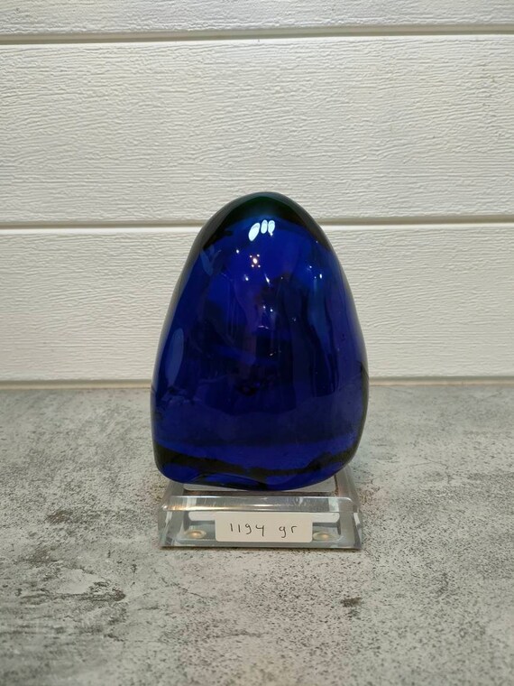 Polished Andara Crystal Deep Ocean Blue 1194gr for Meditation - Etsy