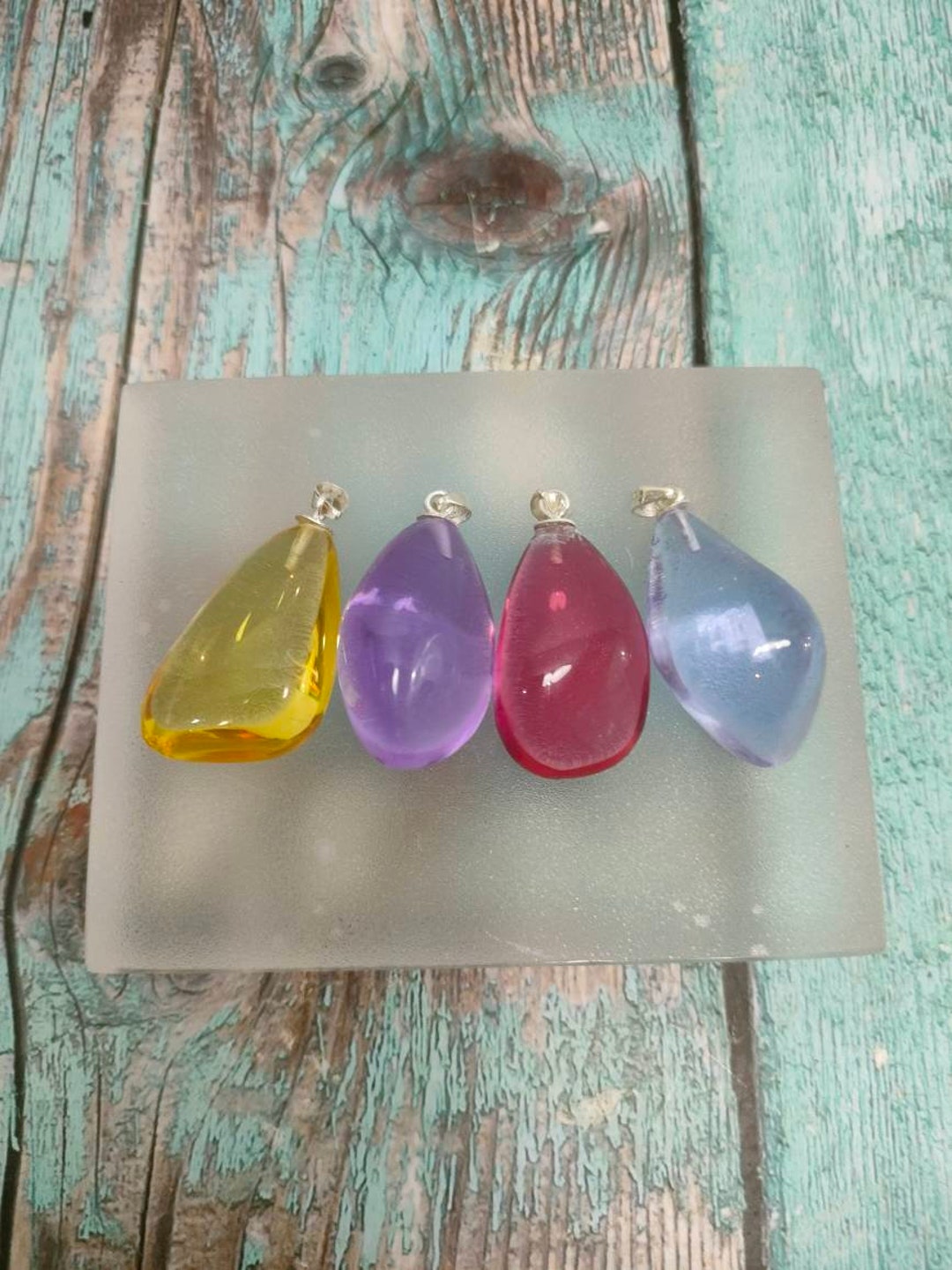 Rare Andara Crystal Natural Form Polished Pendant With Silver Hanger ...