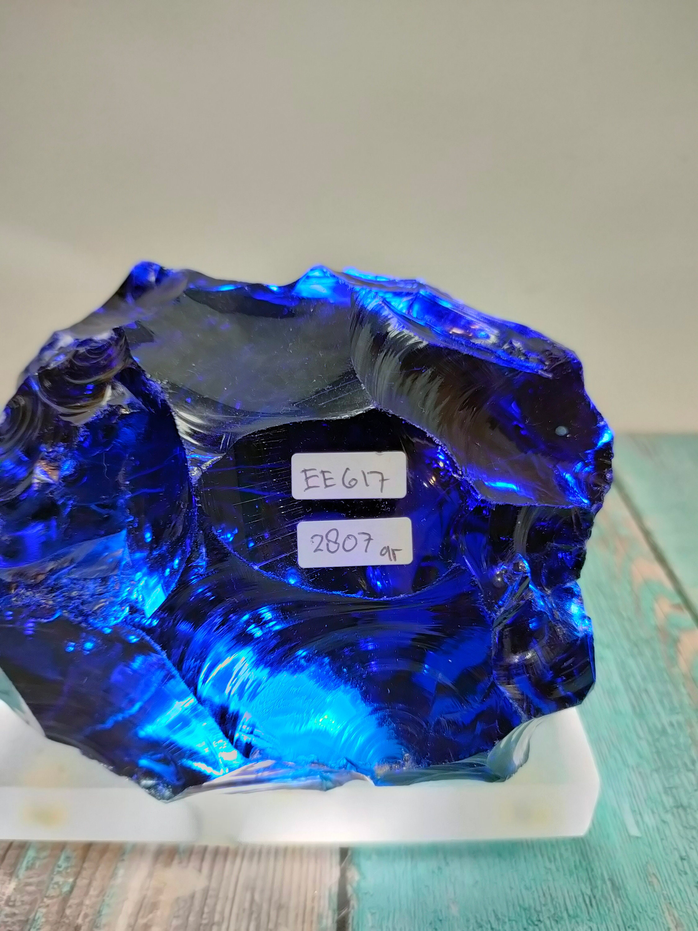 Andara Crystal Natural Rough New Surface Ocean Blue 2807gr EE617 With ...