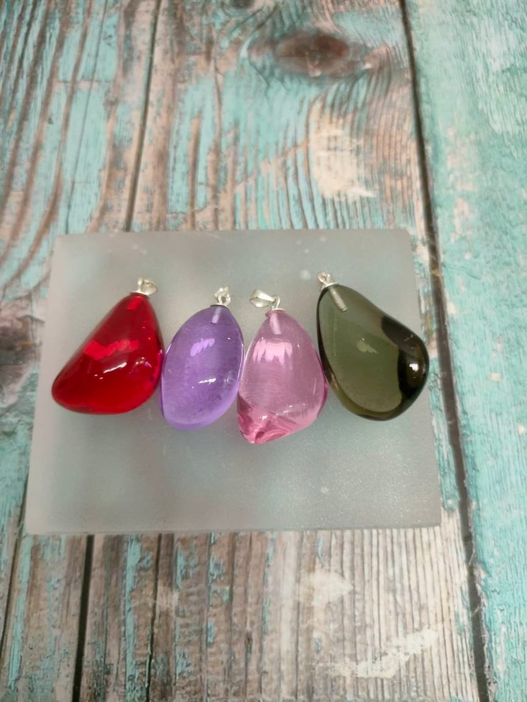 Rare Andara Crystal Natural Form Polished Pendant With Silver Hanger ...