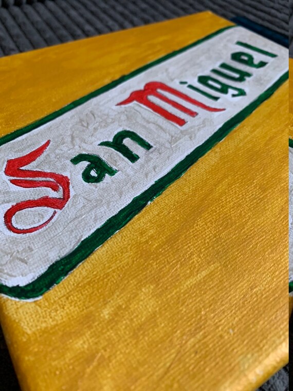San Miguel Hand Painted Canvas | Etsy