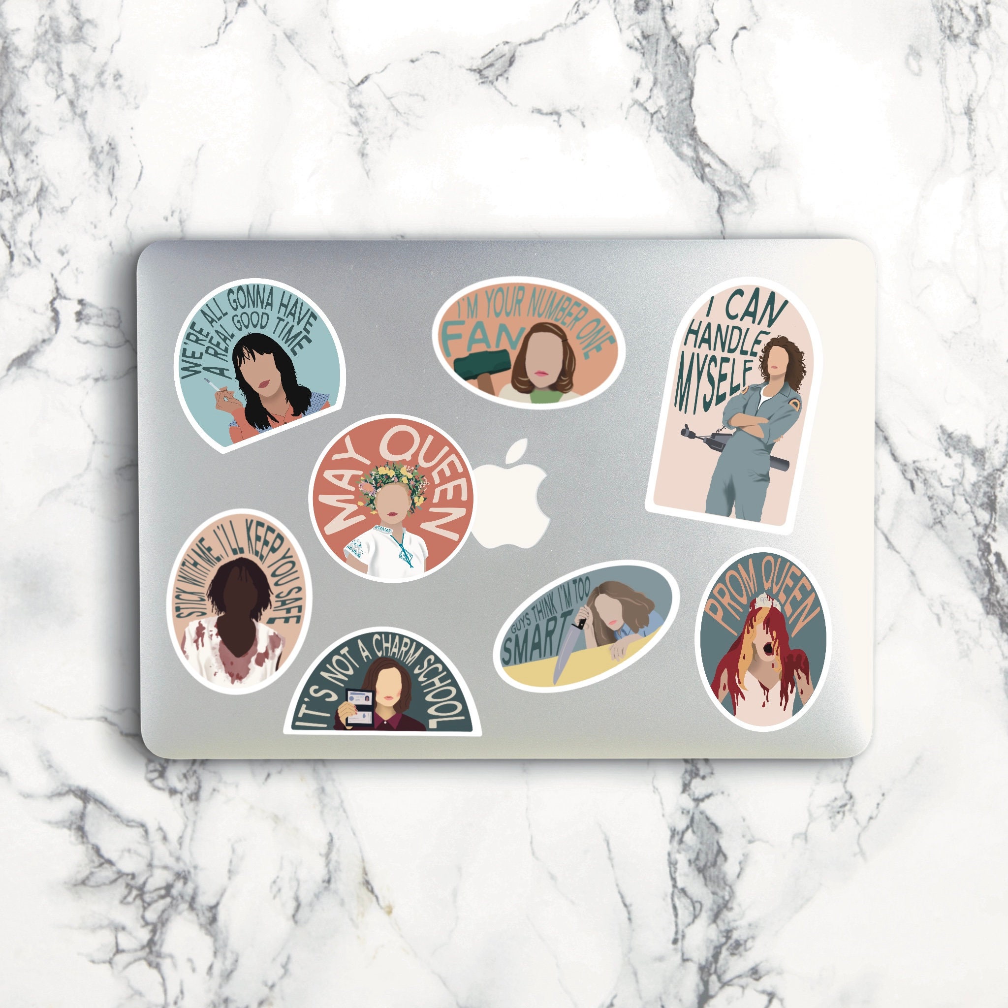 Scary Stickers Horror Stickers Scary Movie Classic Horror | Etsy