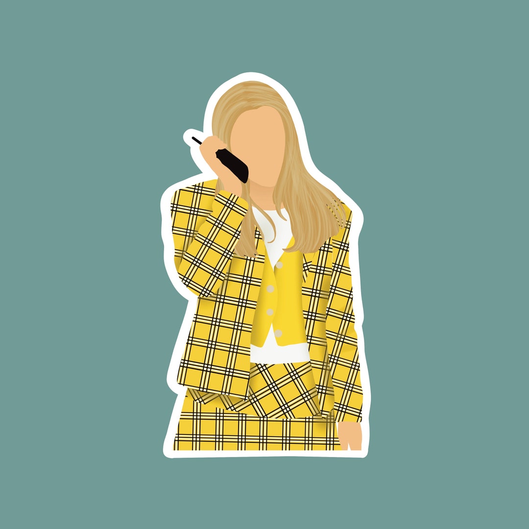 Cher Sticker, Clueless, Clueless Sticker, 90s Stickers, Phone Case ...