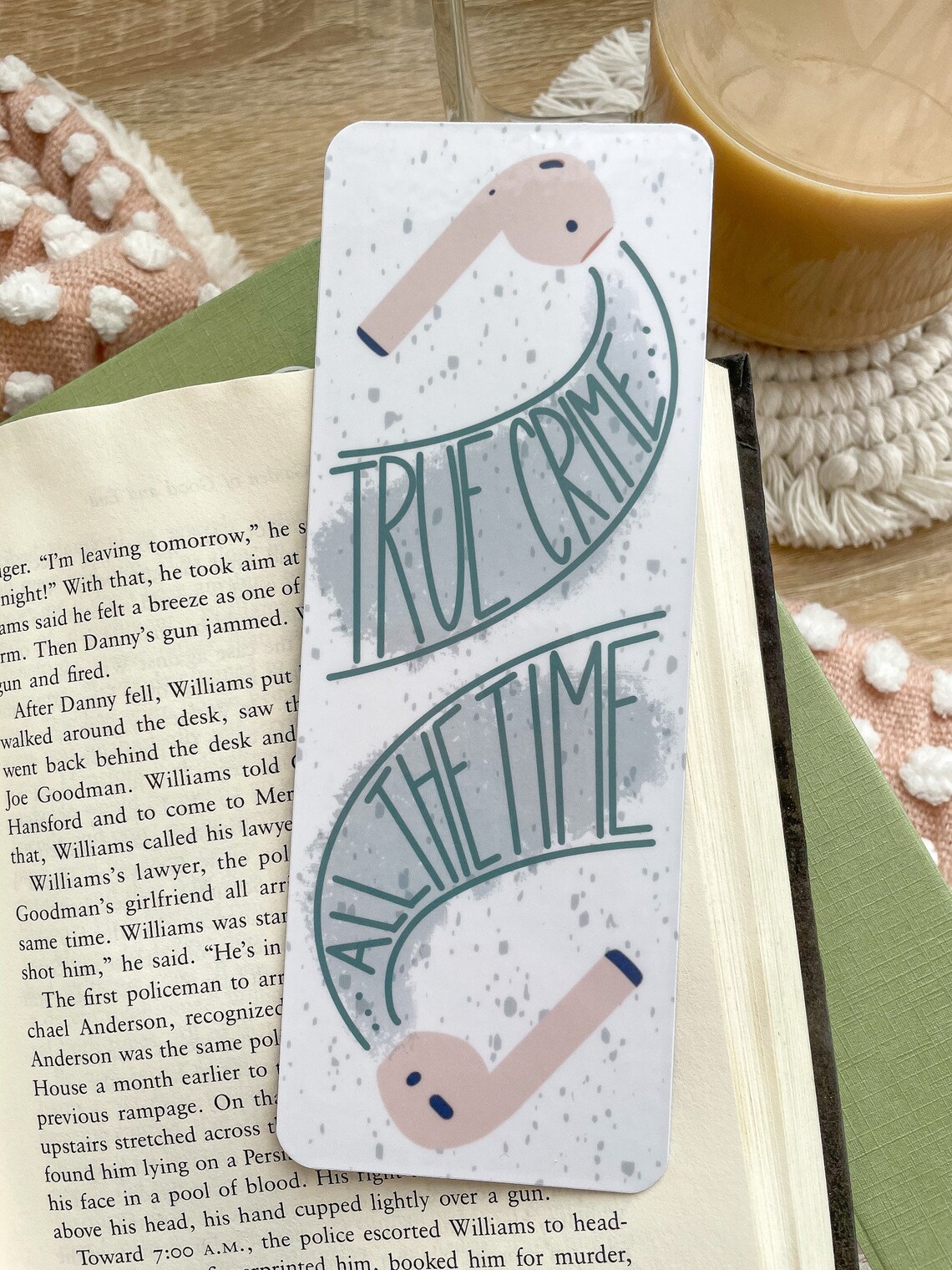 True Crime Bookmarks Bookmark Set Cute Bookmark Unique - Etsy