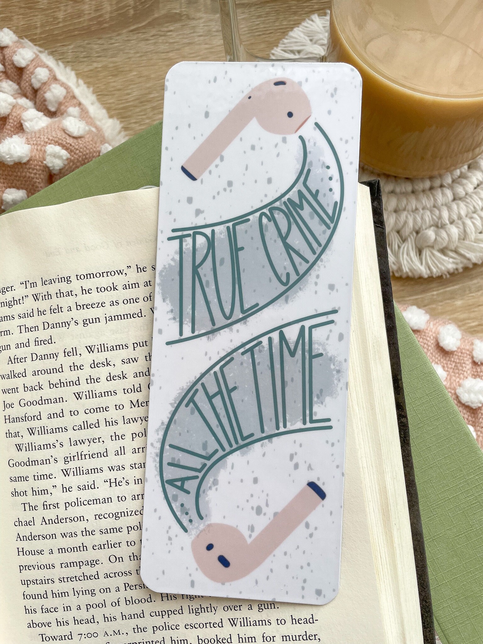 True Crime Bookmarks Bookmark Set Cute Bookmark Unique - Etsy