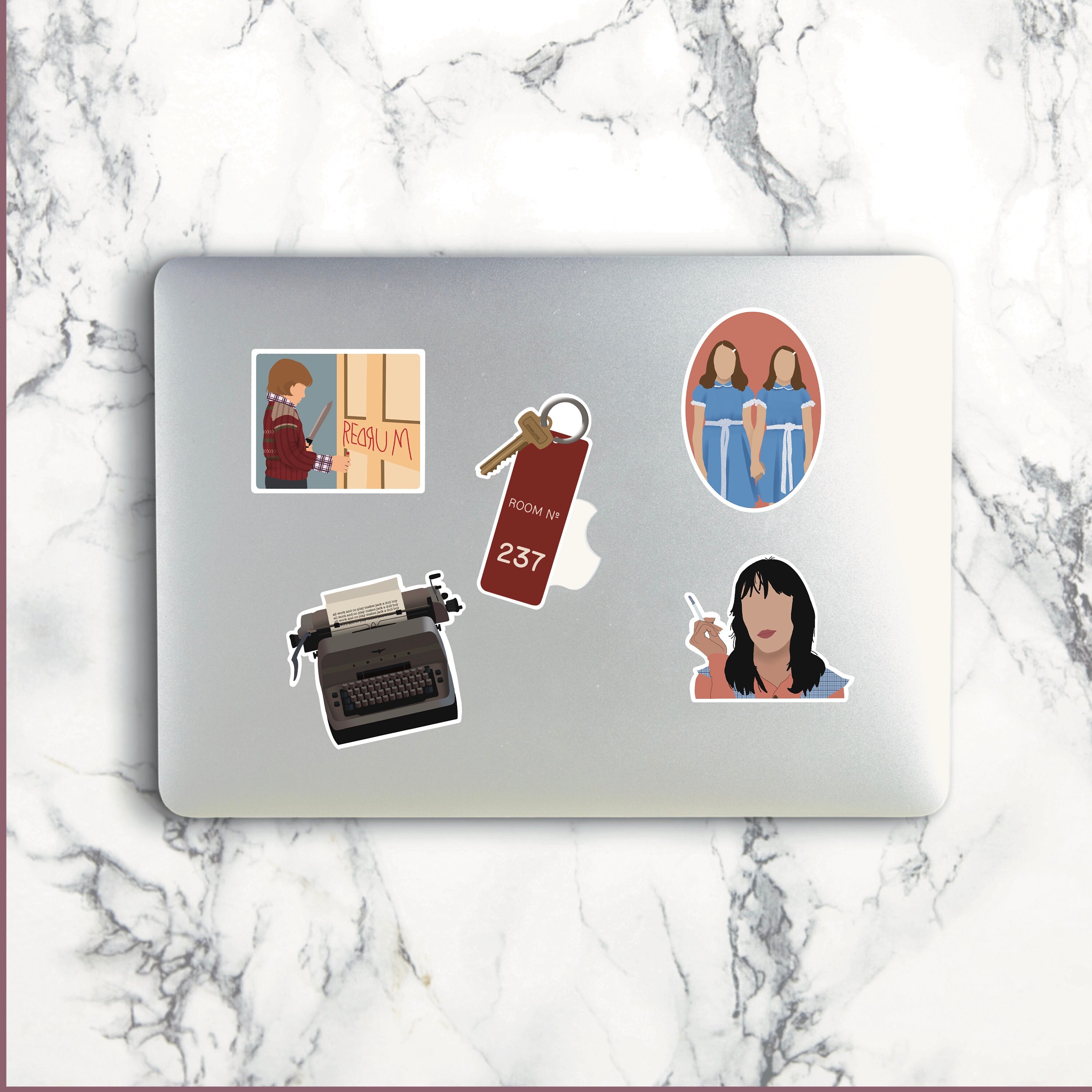The Shining Stickers Sticker Pack Stephen King Halloween | Etsy