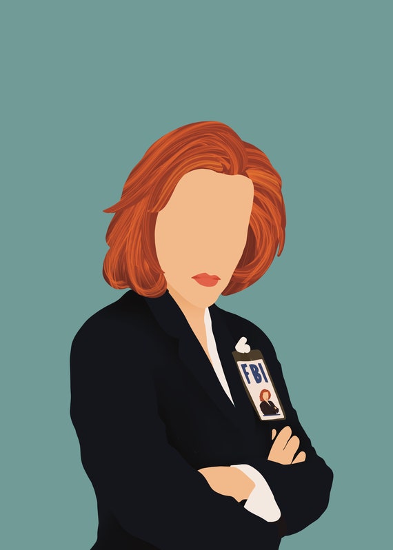 Agent Scully Cartoon