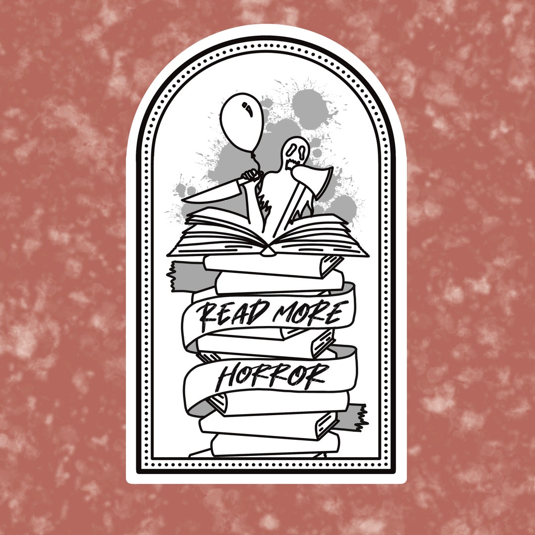 Horror Stickers, Creepy Stickers, Creepy Cute, Bookish Stickers, Spooky ...