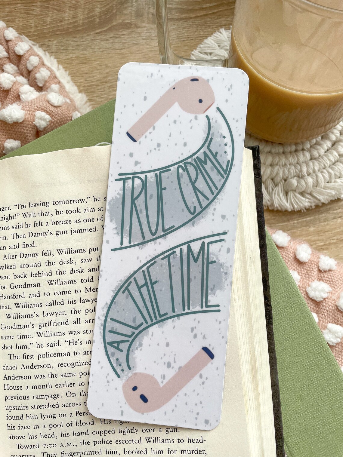 True Crime Bookmarks Bookmark Set Cute Bookmark Unique - Etsy