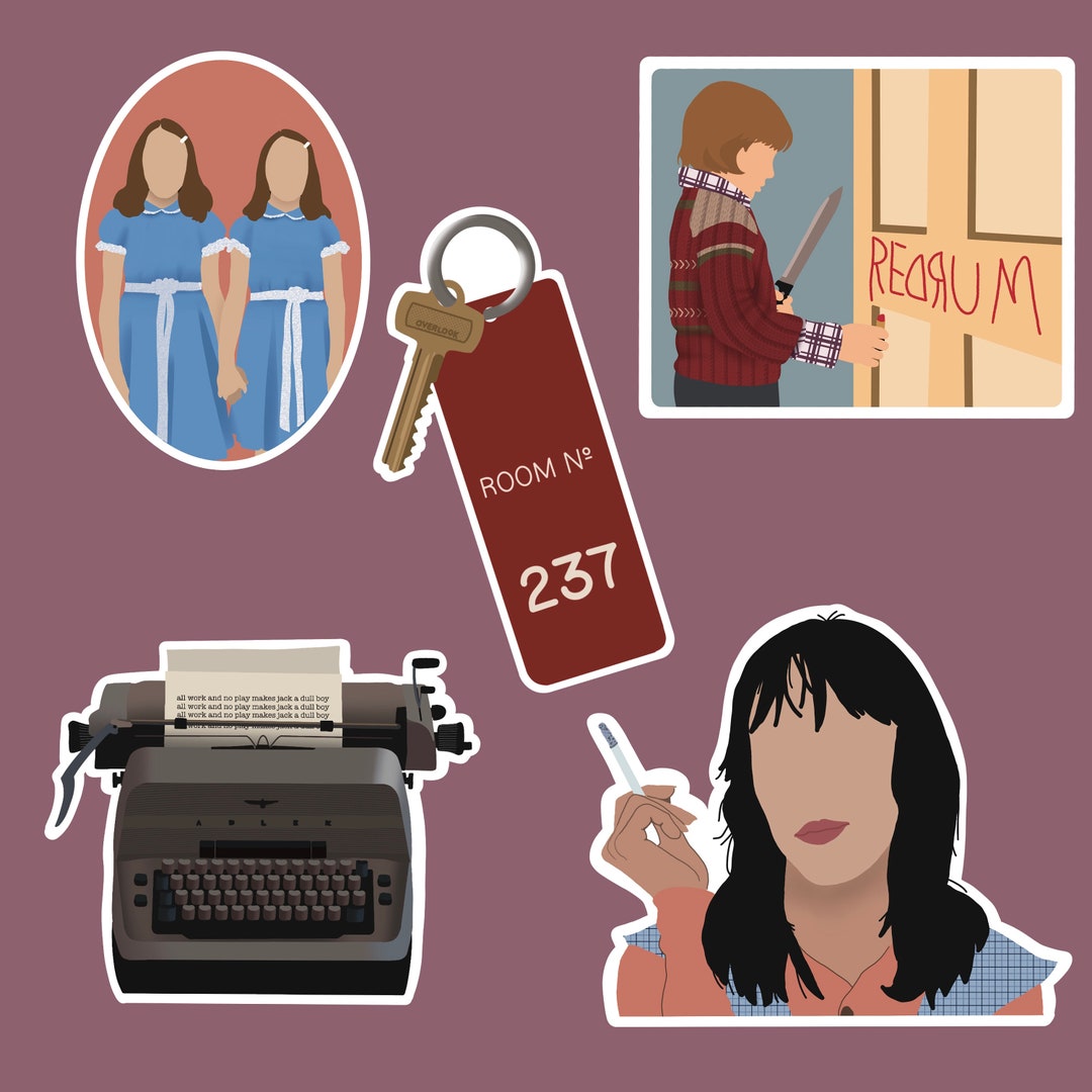 The Shining Stickers, Sticker Pack, Stephen King, Halloween Stickers ...