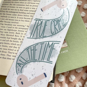 True Crime Bookmarks Bookmark Set Cute Bookmark Unique - Etsy