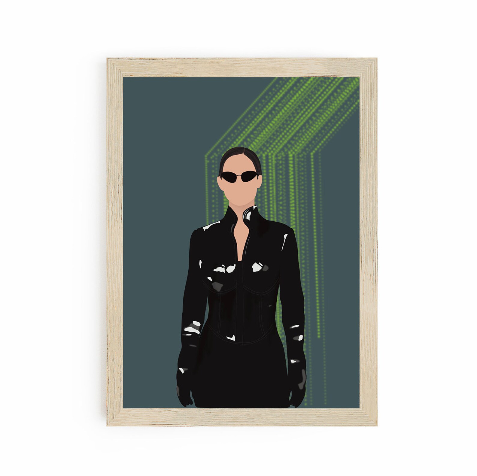 The Matrix Movie Poster Movie Artwork 90s Movies 90s Wall | Etsy