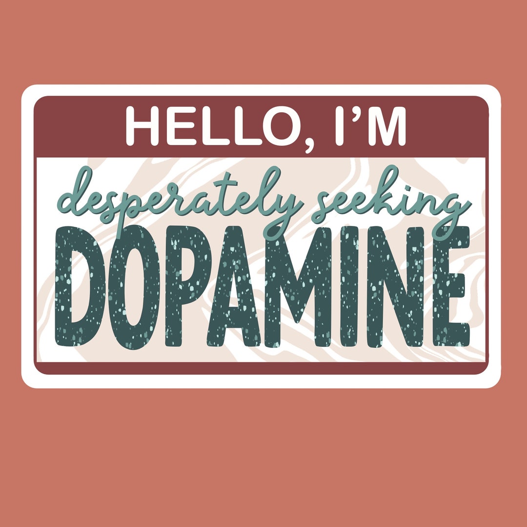 ADHD Sticker, Dopamine Sticker, ADHD Awareness, Mental Health Art ...