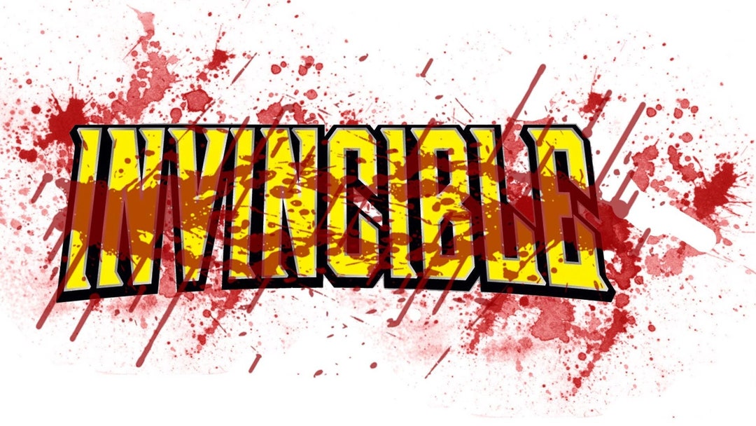 Invincible Logo W/splatter Png Great for Sublimation Printing - Etsy