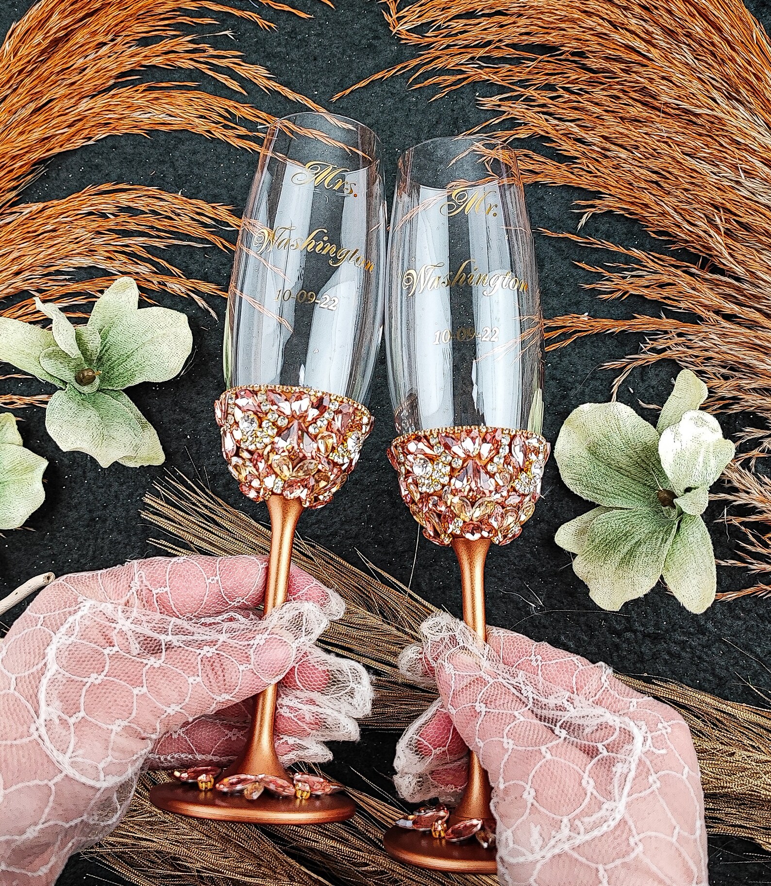 Wedding Burnt Orange Decor Rust Orange Wedding Boho Wedding - Etsy