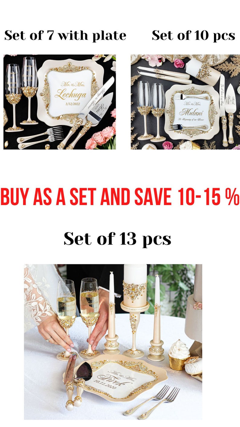 White Silver Unity Candle Set Unity Ceremony Alternative - Etsy