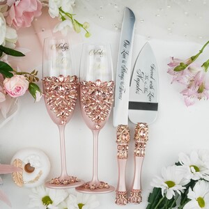 Wedding Unity Candle Set Rose Gold Rose Gold Wedding - Etsy