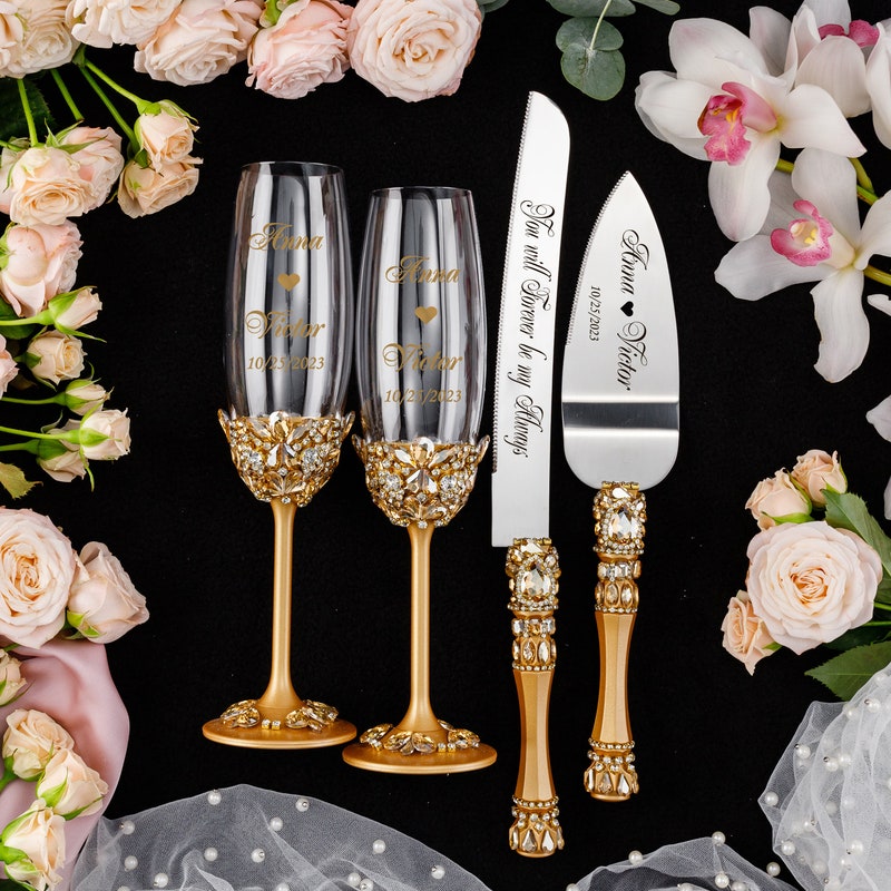Wedding Glasses - Etsy