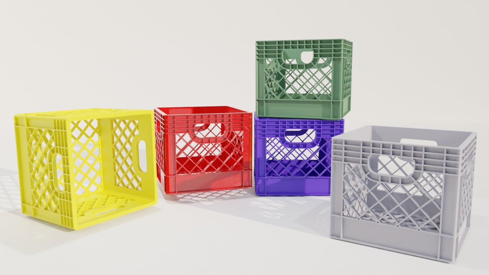 Milk Crate 3D Print STL File, 3D Printer File, File for 3D Printers ...