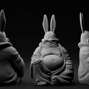 Big Chungus Buddha Statue 3D Print STL File, 3D Printer File, File for ...