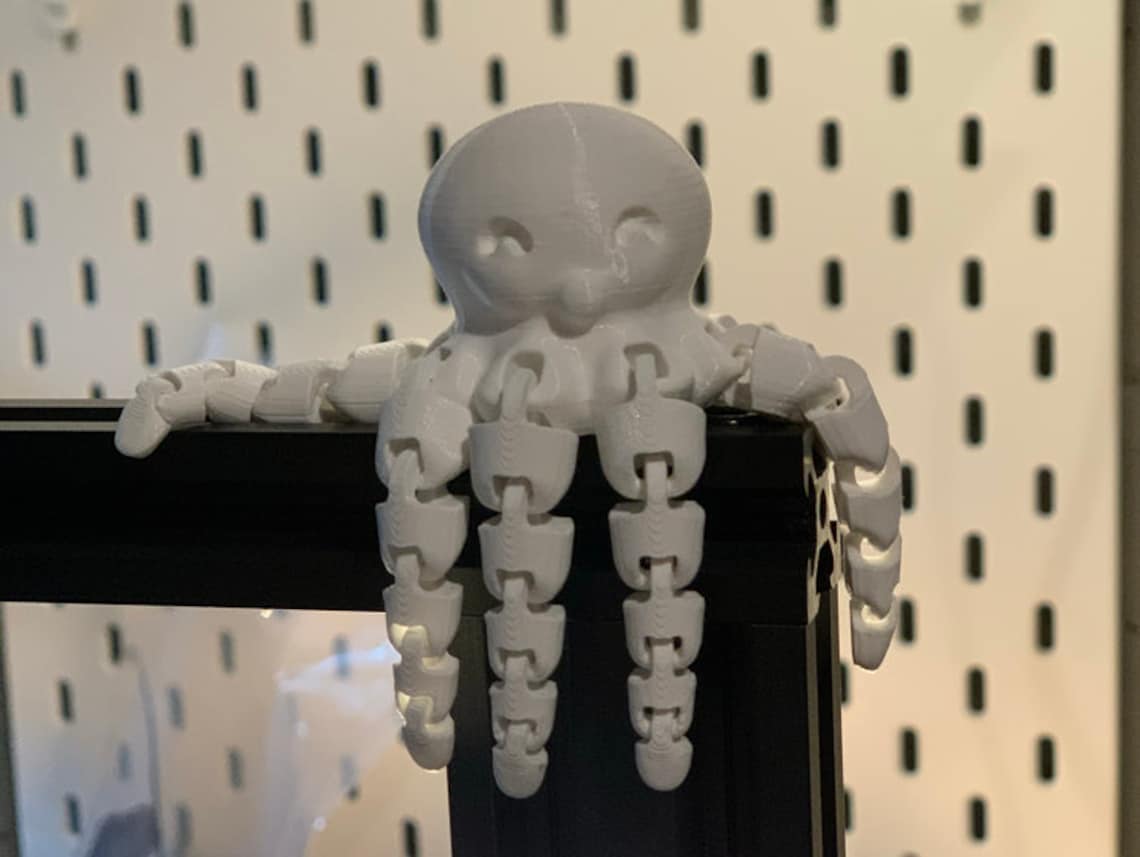 Flexible Octopus 3D Print STL File, Flexipus 3D Printer File, Fidget ...