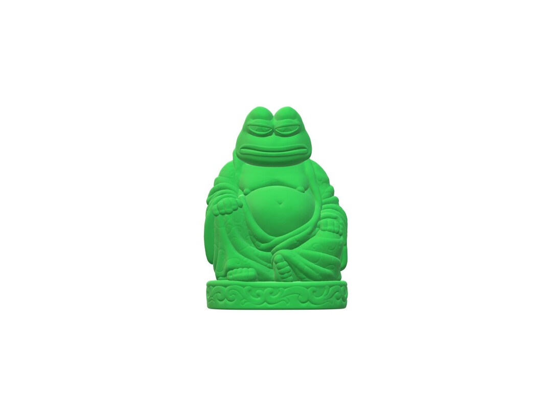 Pepe Buddha Statue 3D Print STL File, 3D Printer File, File for 3D ...