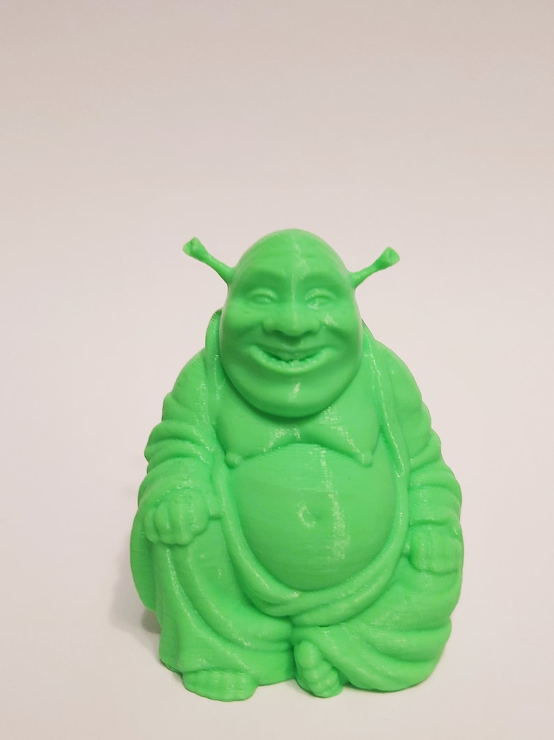 Shrek Buddha Statue 3d Print Stl File 3d Shrek Printer File Buddha File For 3d Printers Stl
