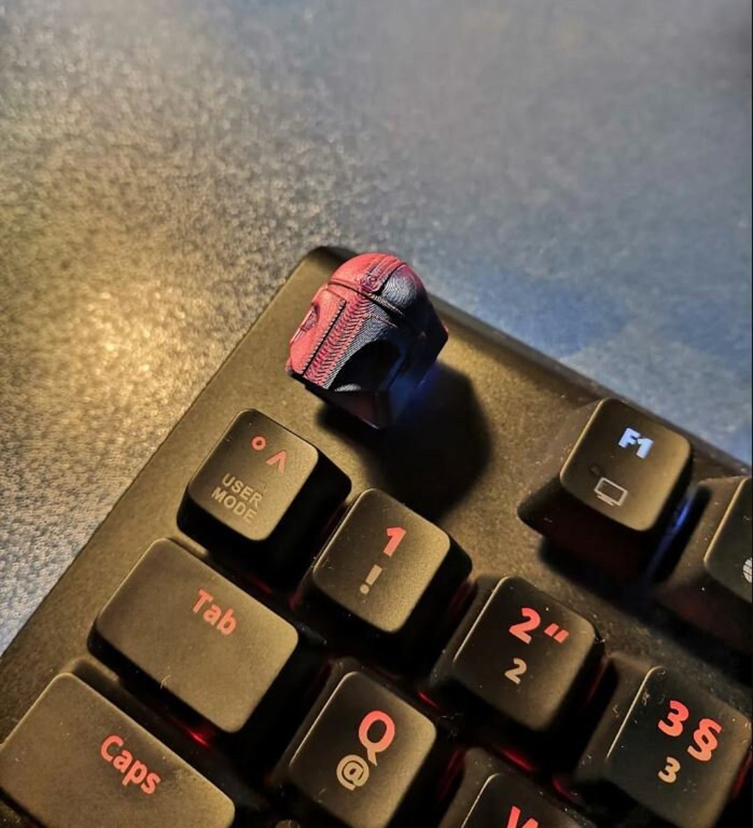 Mandalorian Keycap 3D Print STL File | 3D Keycap Model STL, 3D Printer ...