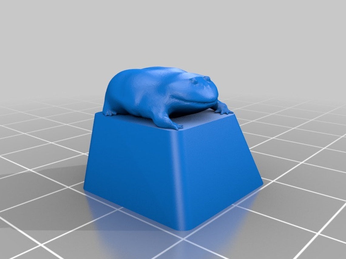 It is Wednesday My Dudes Frog Keycap 3D Print STL File 3D Keycap Model ...